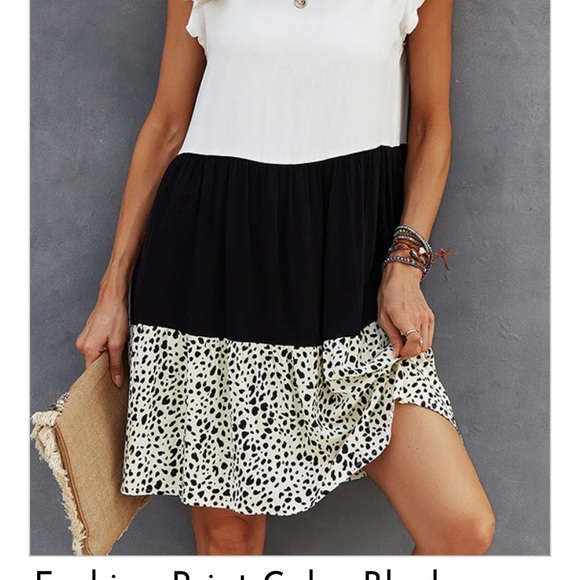 Beachsissi | Dresses | Color Block Casual Sundress Nwot | Poshmark